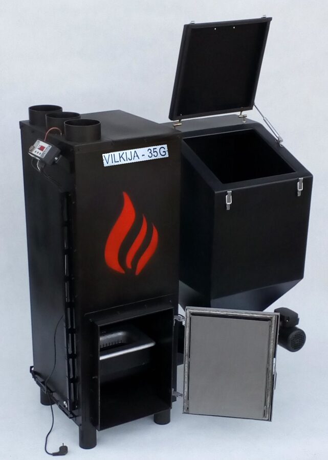 Granulinis ortakinis katilas Vilkija 35G, oro šildymui - Orinio šildymo ...