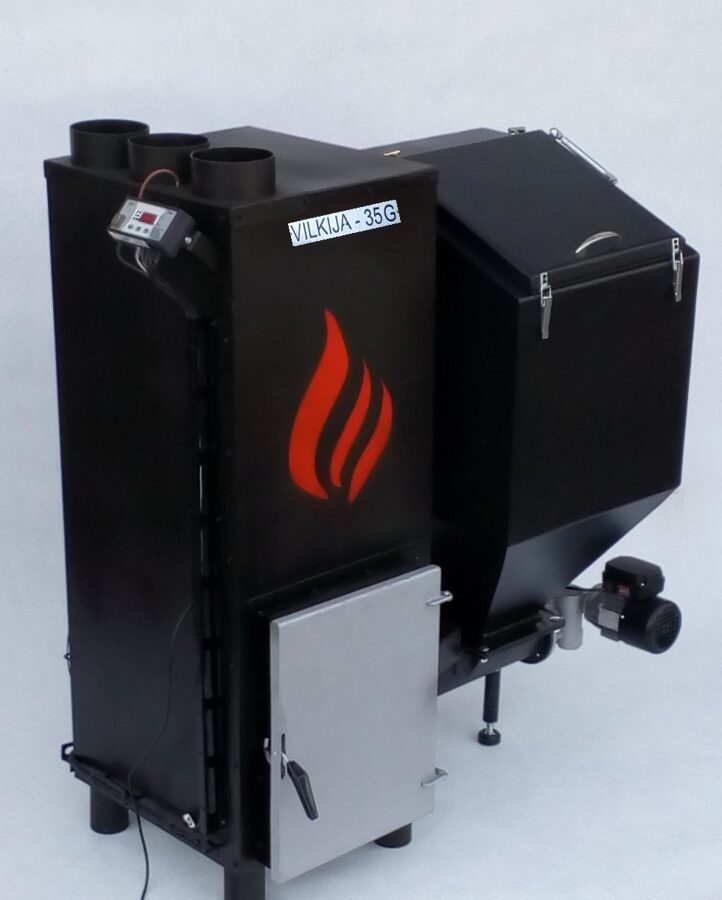 Granulinis ortakinis katilas Vilkija 35G, oro šildymui - Orinio šildymo ...